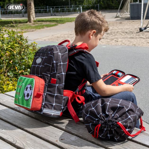 Skoletaske med 7 cm ekstra justering - passer til 0-2 klasse.