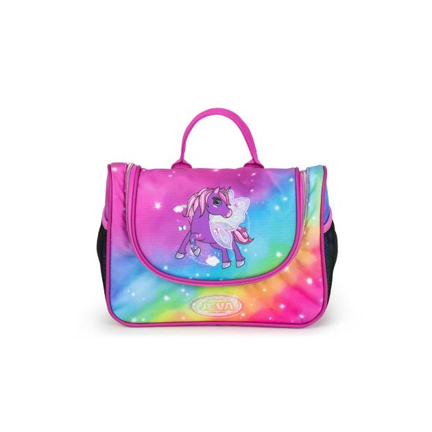 Toilettaske til børn: Rainbow Alicorn TOILET BAG fra JEVA